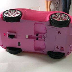 Mattel | Other | Mattel Barbie Pink Convertible Car 2 Barbie Dolls ...